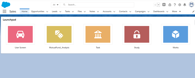 Create your own Launch pad in Salesforce Lightning – SFDC Arjuna